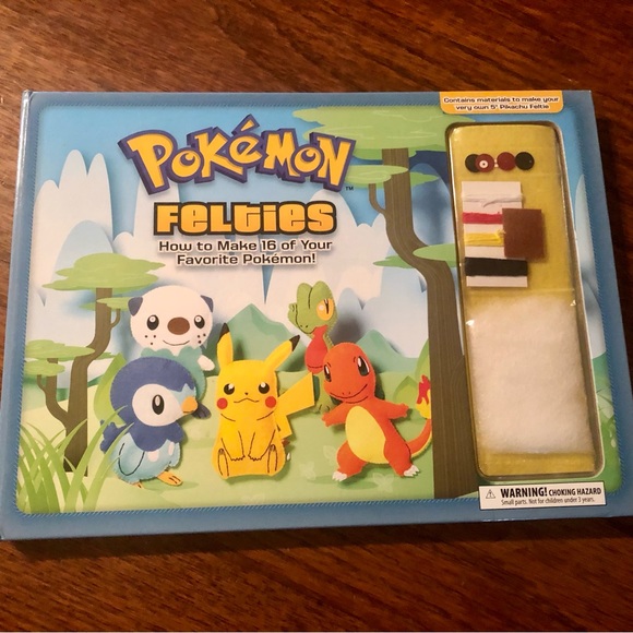 Pokemon | Toys | Craft Instructional Book Making Pokmon Felt Characters ...